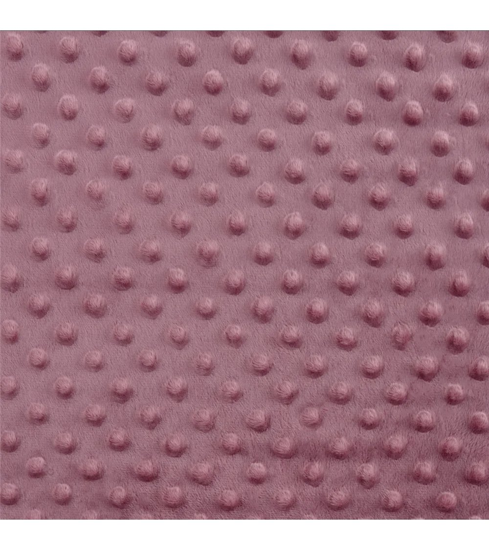 Tissu minky 250g/m2 violet parme au mètre